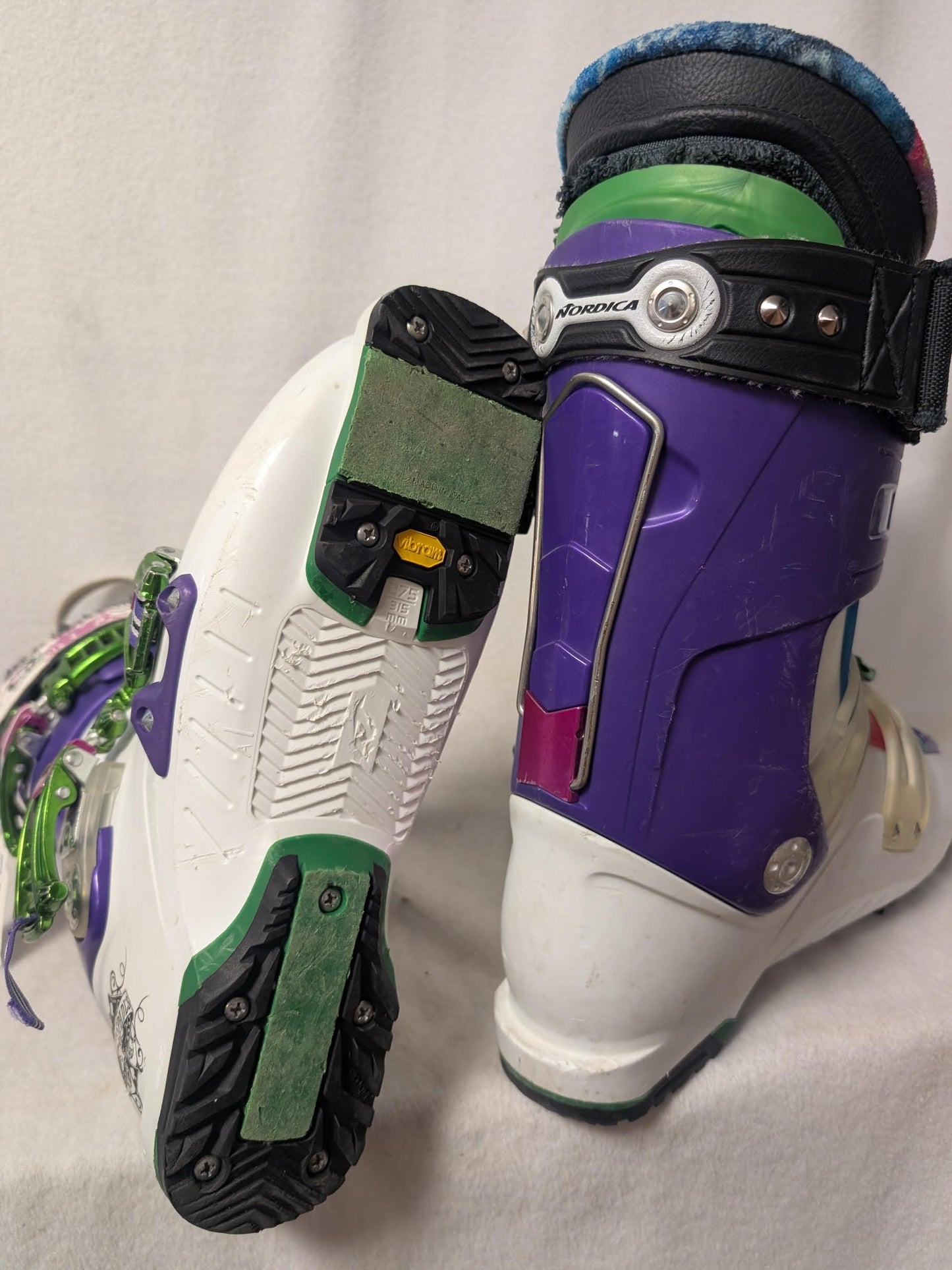 Nordica Ace Of Spades Ski Boots Size 27.5 Color Green Condition Used ...